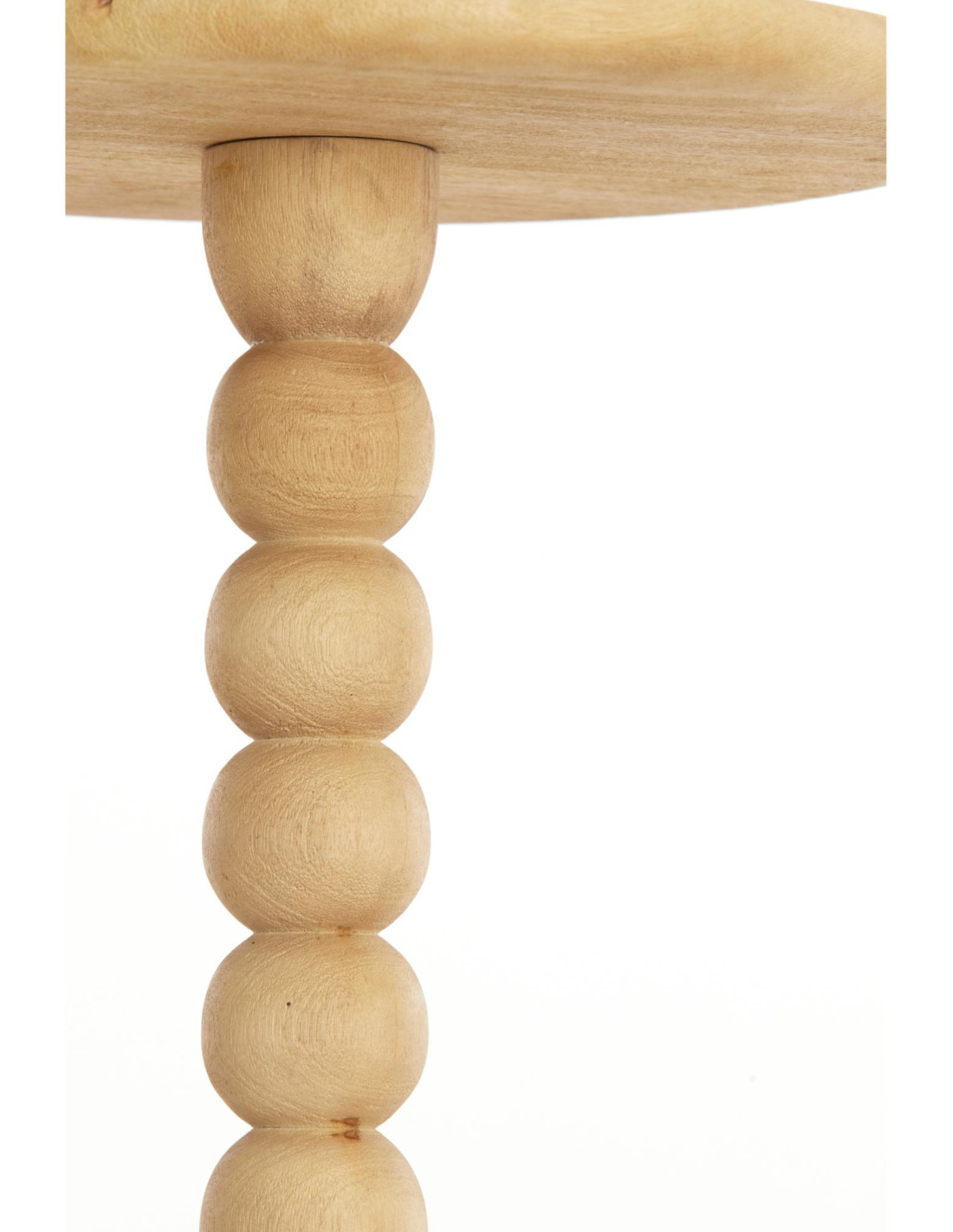 Table d'appoint originale boules Ronde Diamètre 35 cm en Bois Naturel ...