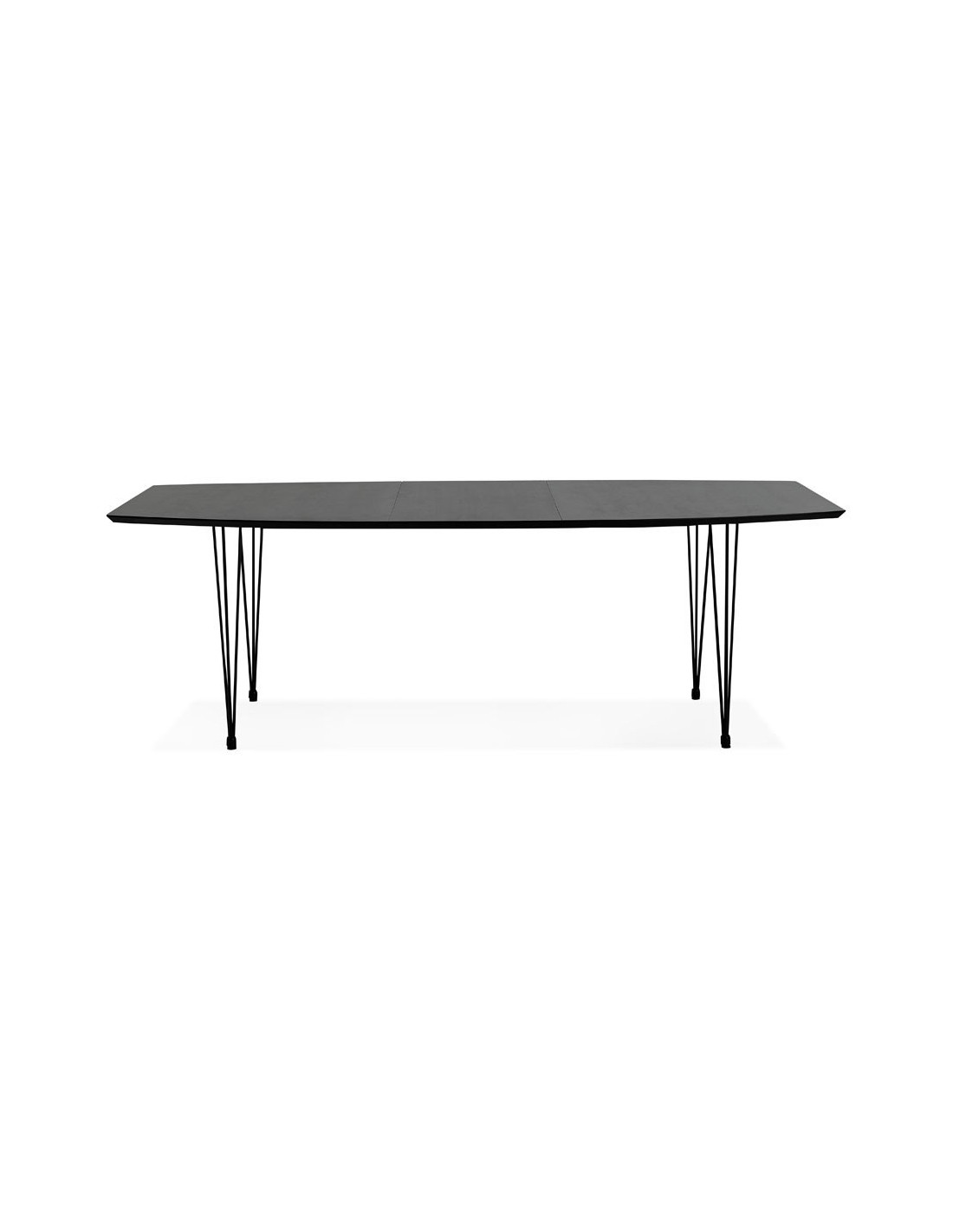 Table à manger design Extensible Rectangulaire 12 personnes en Bois ...