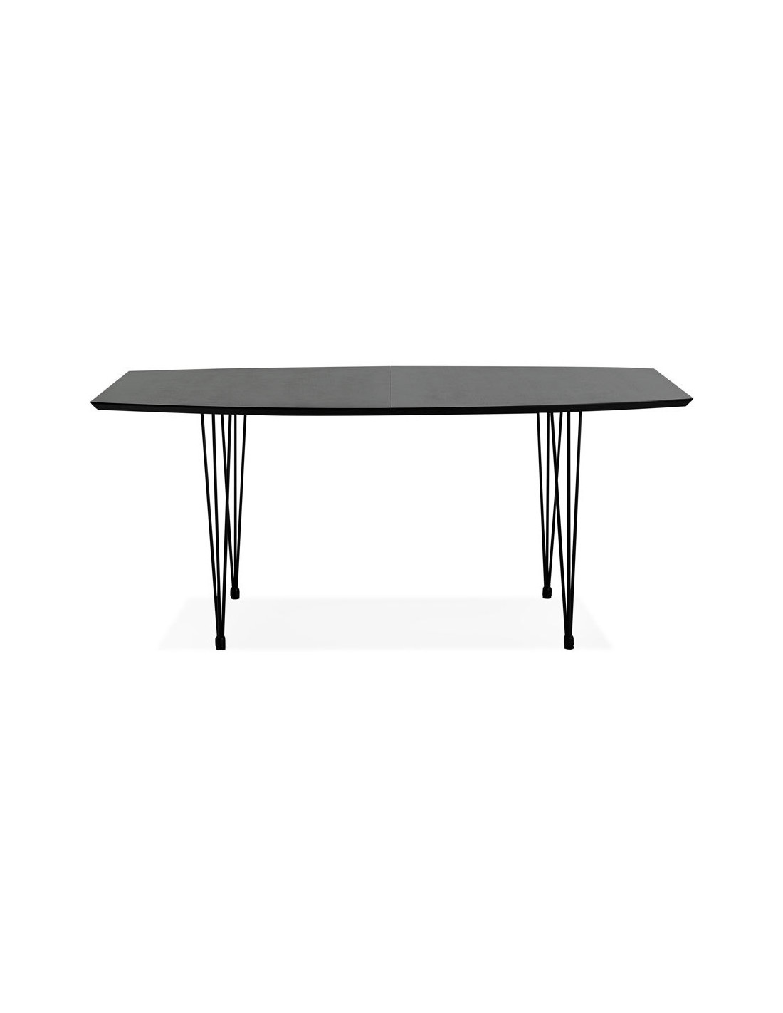 Table à manger design Extensible Rectangulaire 12 personnes en Bois ...