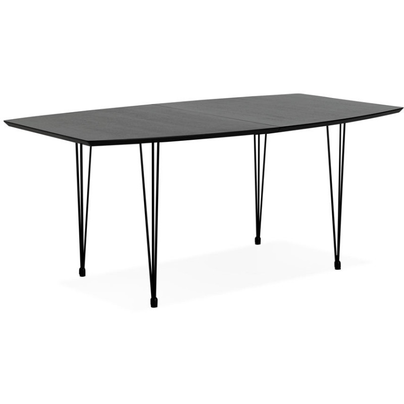 Table à manger design Extensible Rectangulaire 12 personnes en Bois ...