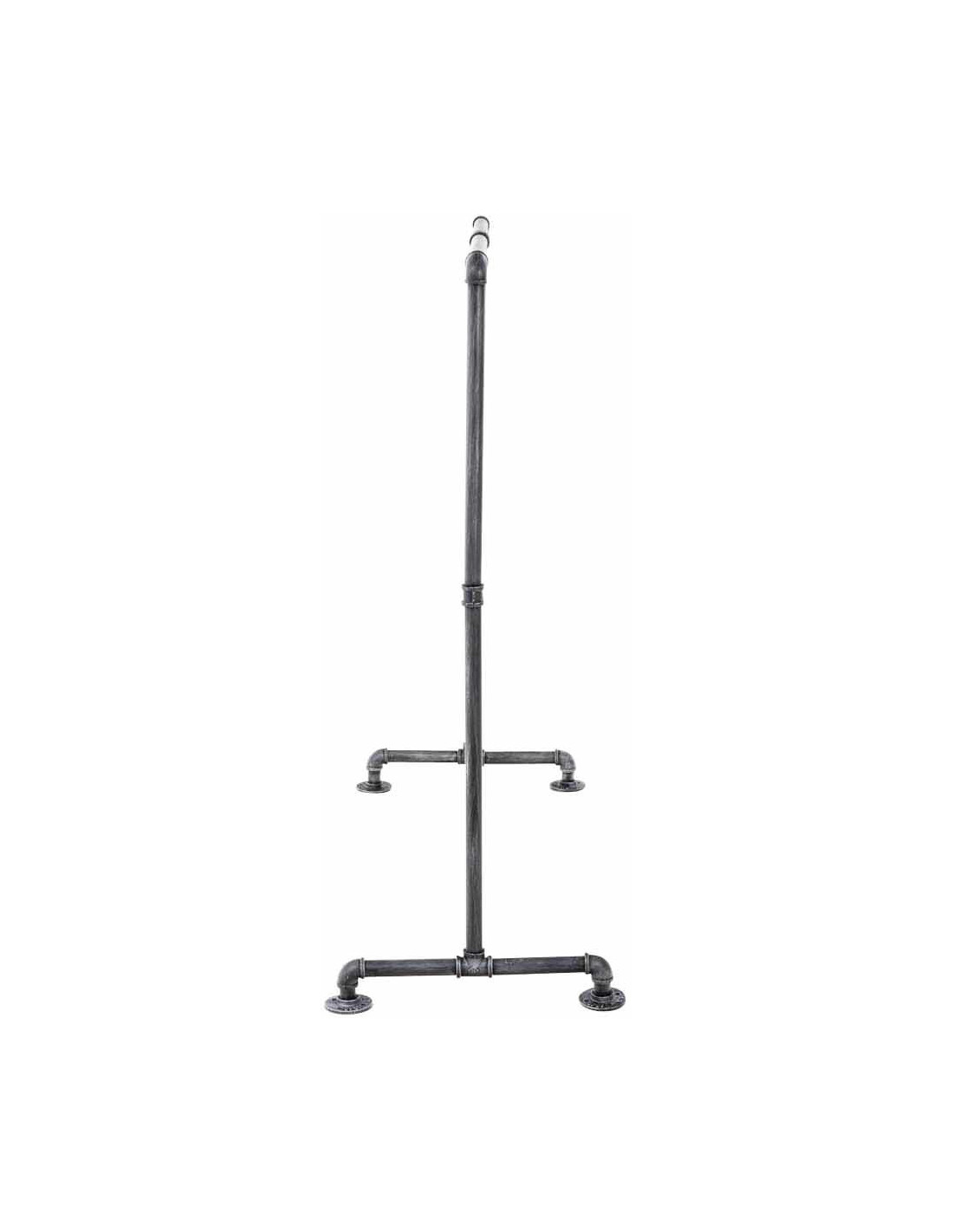 Porte vêtement design industriel 120 cm en Métal Argenté Nick