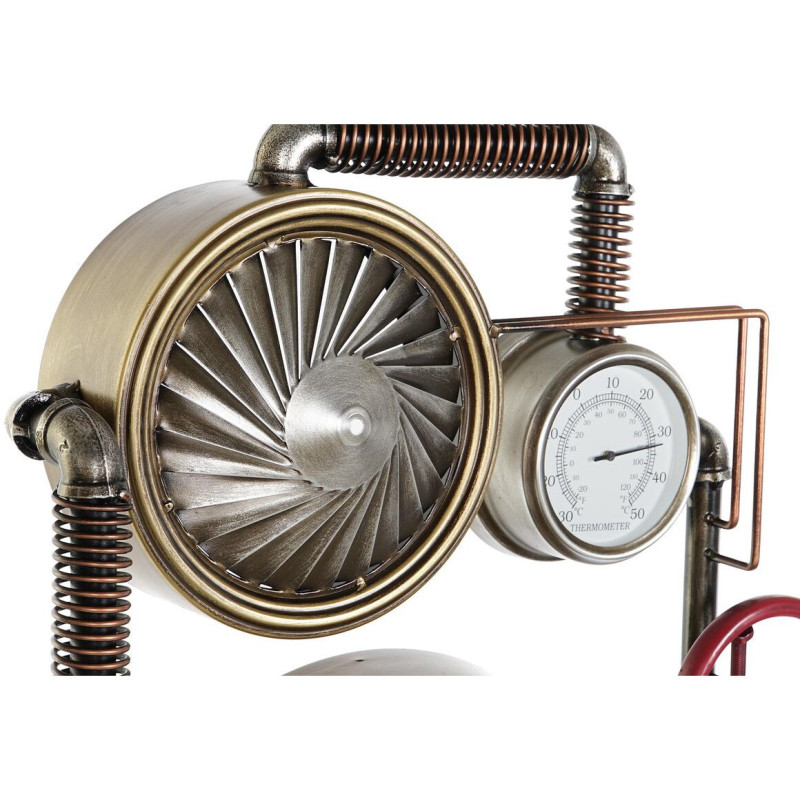 Horloge originale Murale Hauteur 70 cm Style industriel en Métal Doré ...
