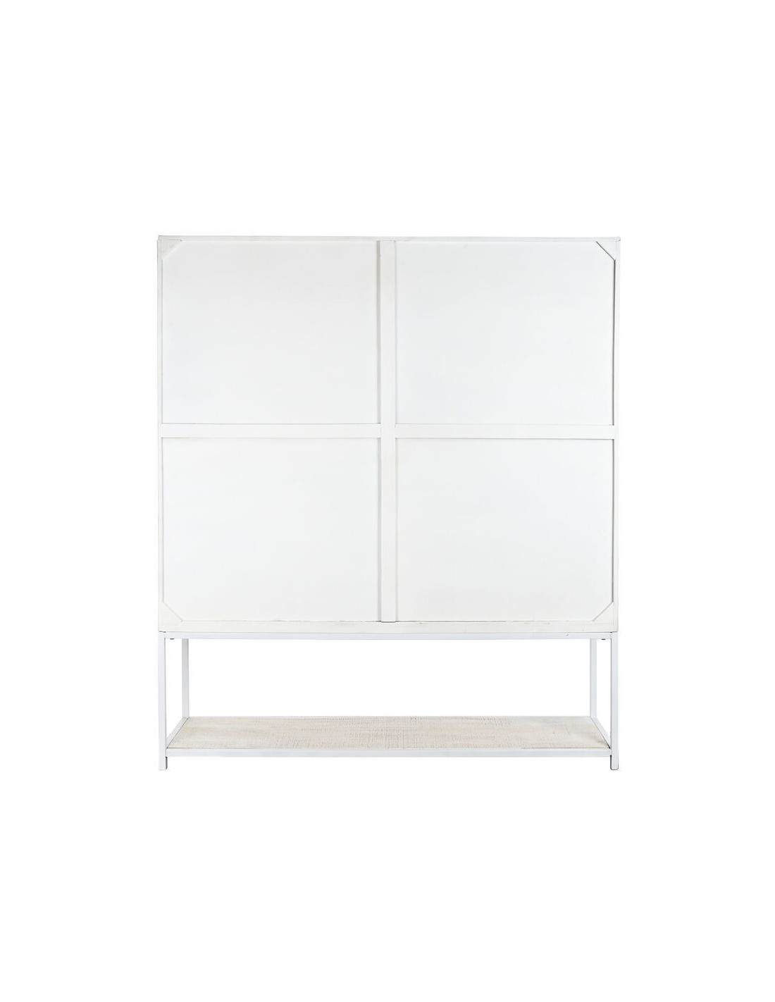 Buffet vaisselier moderne Haut 4 portes 1 étagère Bois de manguier ...